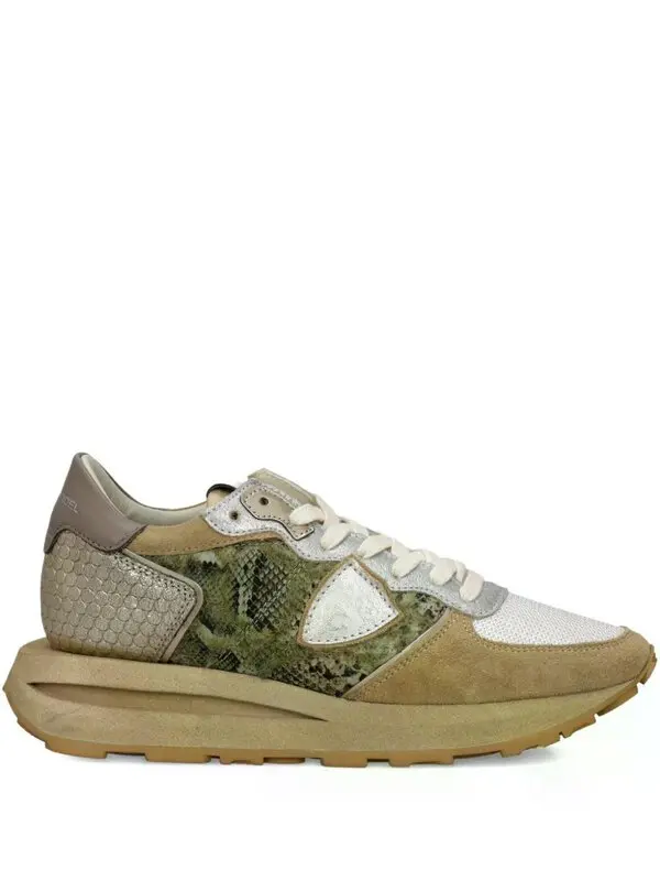 Philippe Model Snakeskin Detail Sneakers
