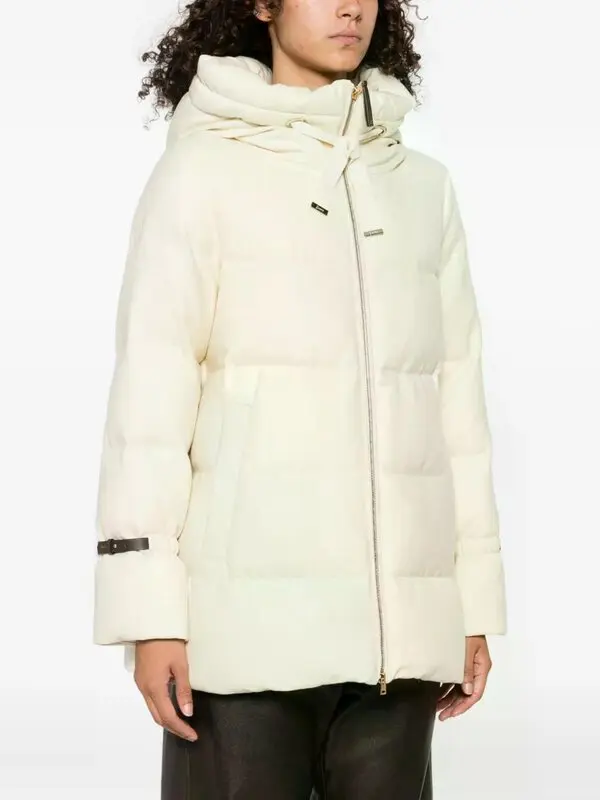 Herno Hooded Quilted Jacket - Neutrals