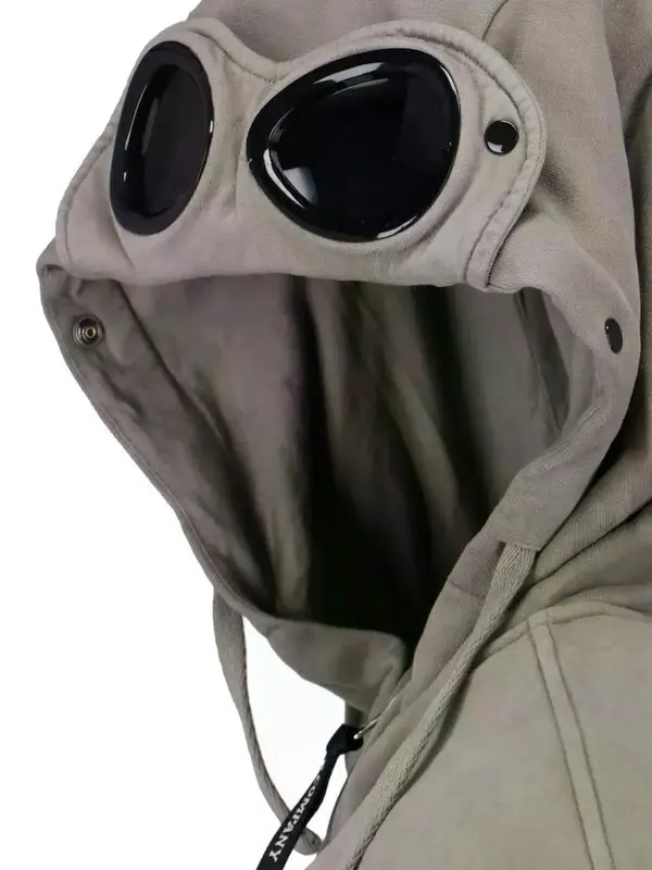 C.P. COMPANY Zip-fastening Hoodie With Goggle Detail
