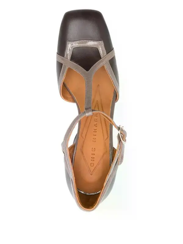 Chie Mihara 80mm Odessy T-strap Pumps