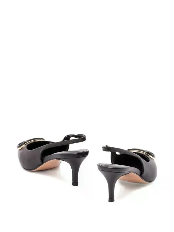 TWINSET Leather Slingback Pumps