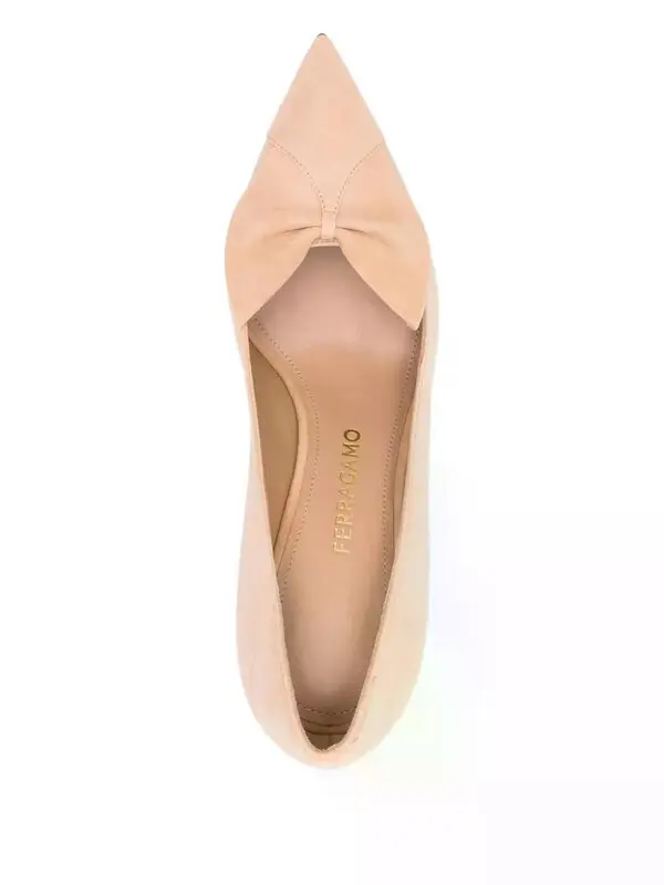 FERRAGAMO 100mm Gwen Pumps