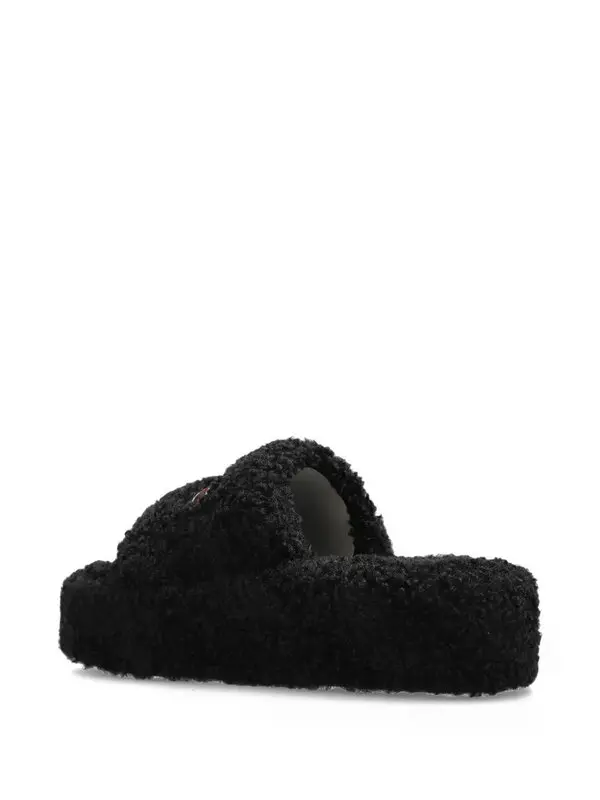 Balenciaga Logo-embroidered Platform Sandals