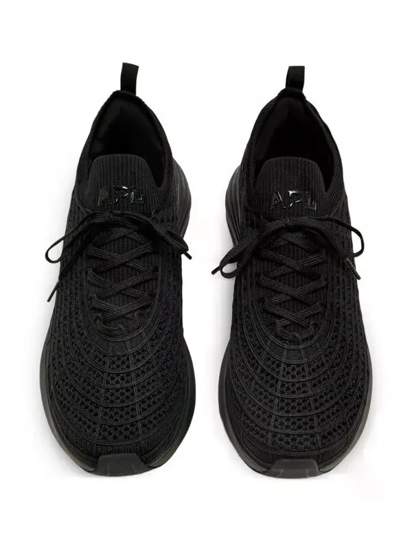 Apl Techloom Zipline Textured Sneakers - Black