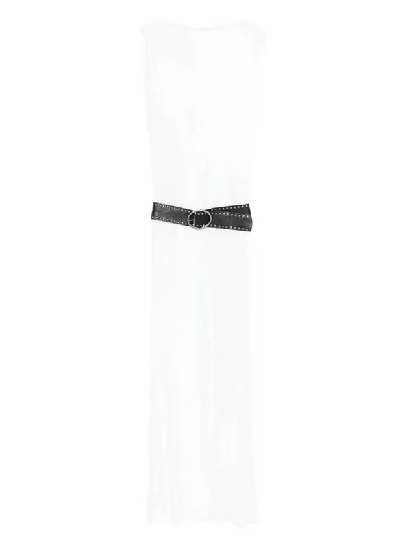 Christopher Esber Belted Jersey Maxi Dress - White