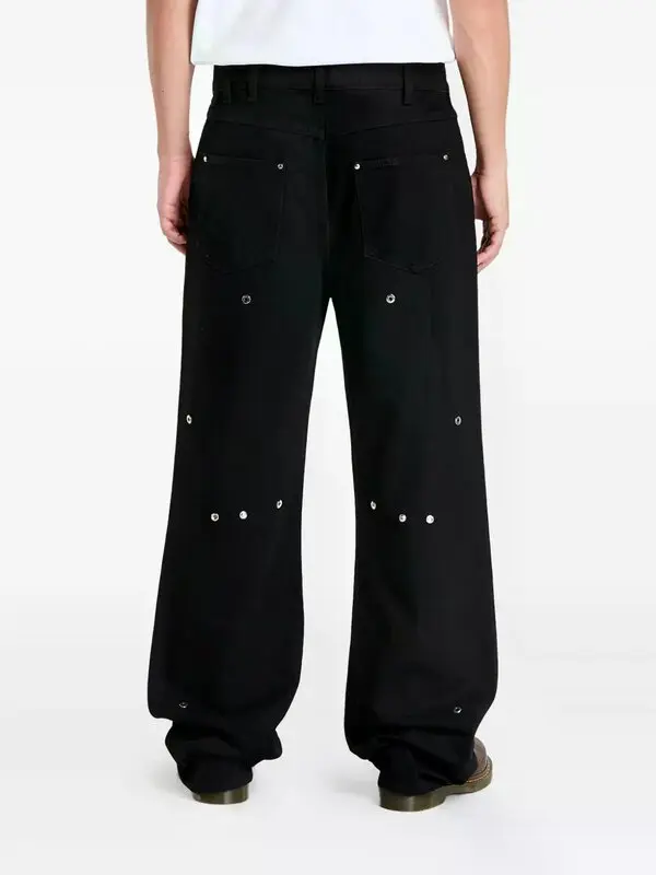 HELIOT EMIL Stud-detail Denim Jeans