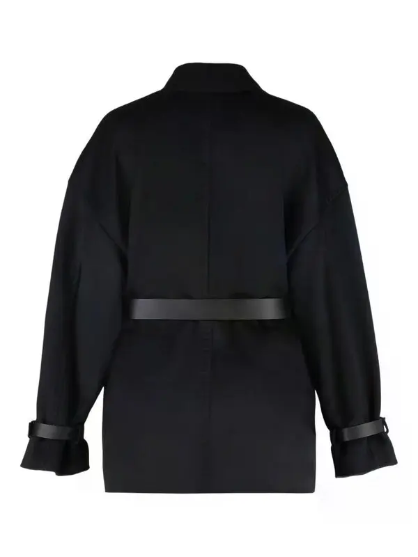 Max Mara Double-breasted Belted Jacket