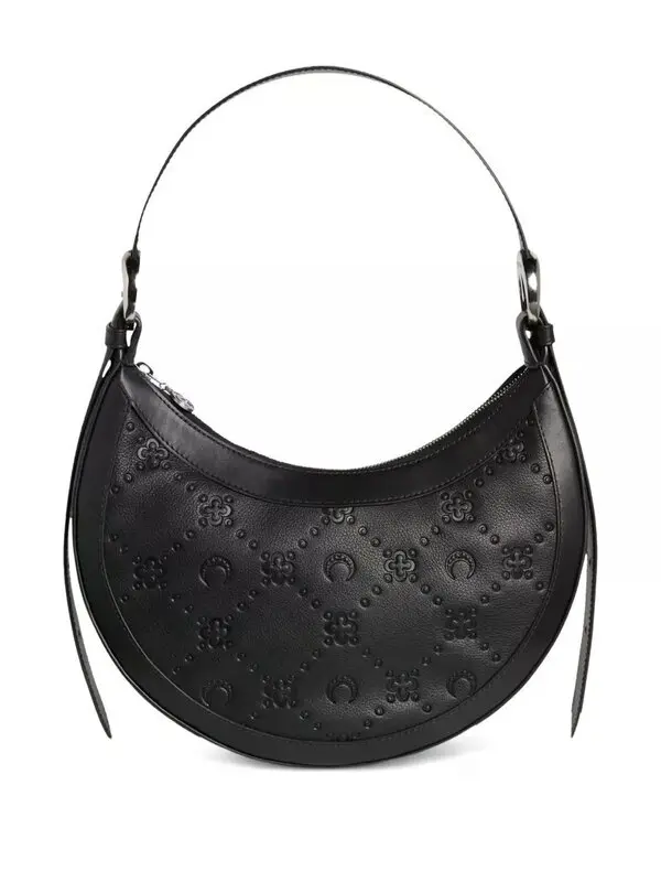 MARINE SERRE Embossed-logo Pattern Handbag