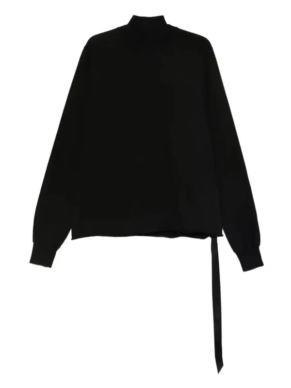 Rick Owens High-neck Cotton Sweatshirt