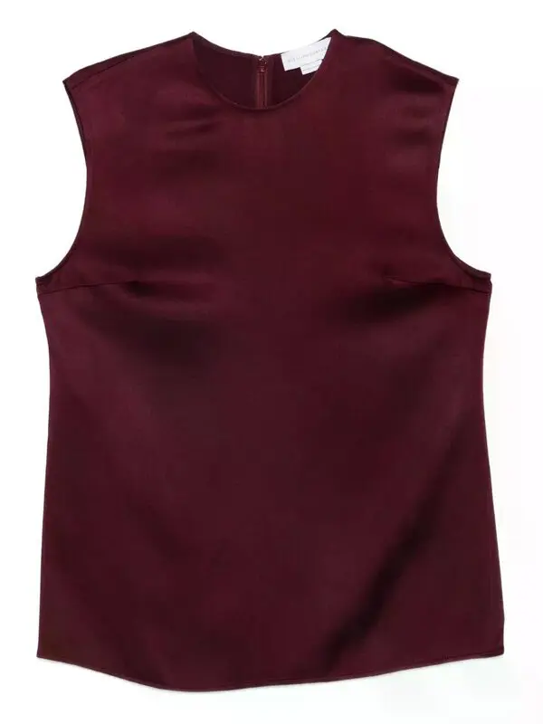 Stella McCartney Sleeveless Round-neck Top - Red