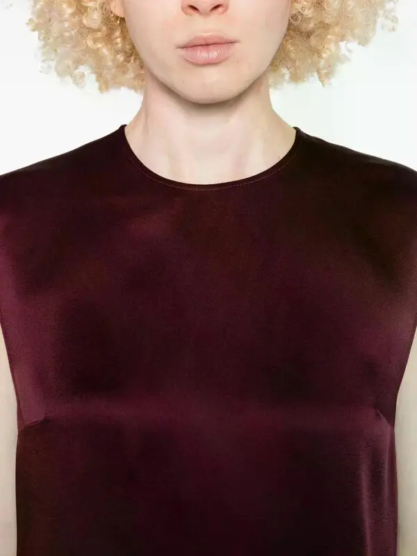 Stella McCartney Sleeveless Round-neck Top - Red