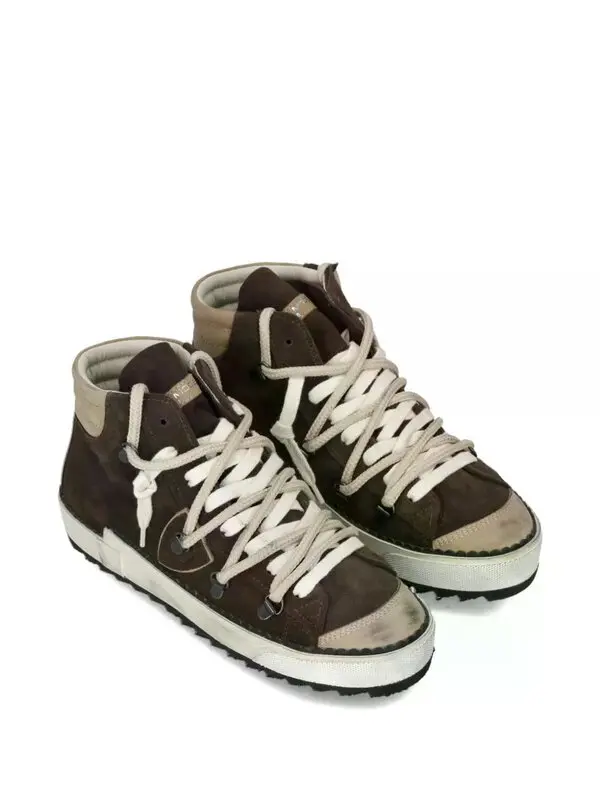 Philippe Model High-top Suede Sneakers