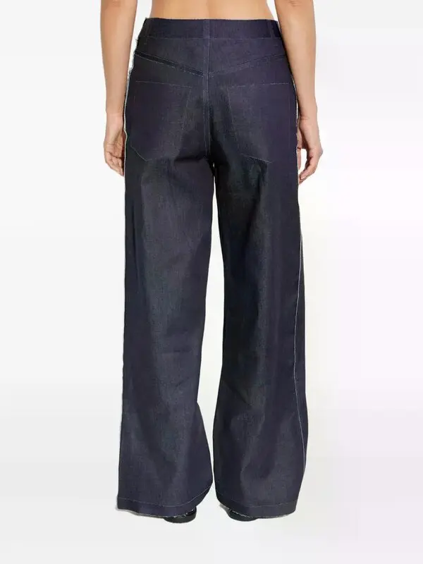 Marni Wide Leg Cotton Trousers