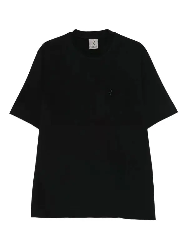 RHUN Crew-neck Cotton T-shirt - Black