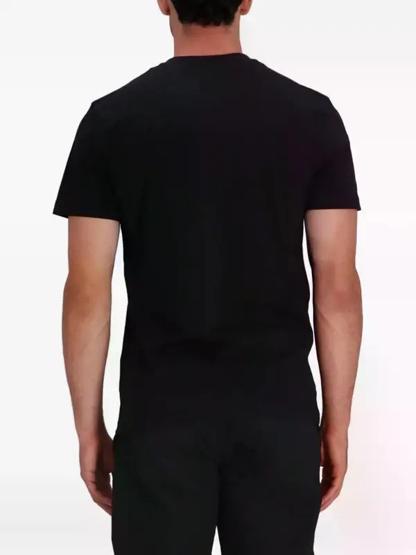 Moschino Logo-print Cotton T-shirt - Black