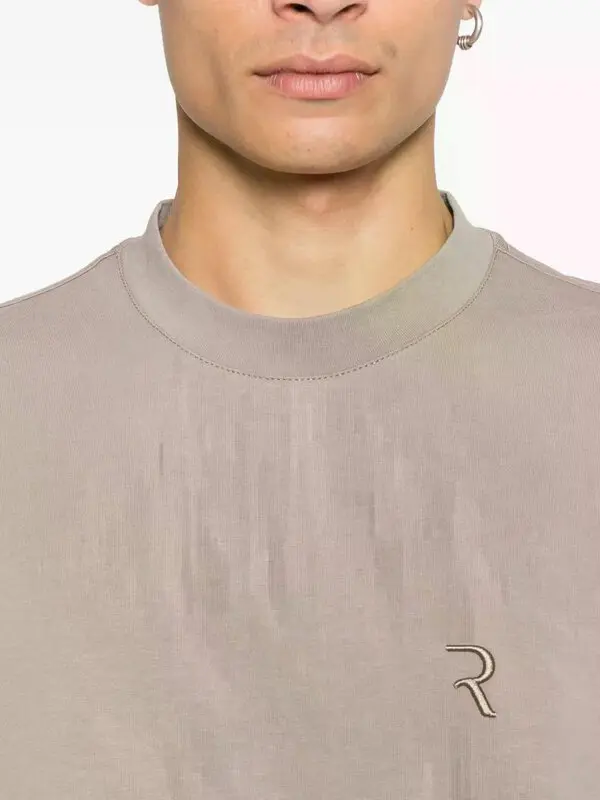 RHUN Logo-embroidered Cotton T-shirt
