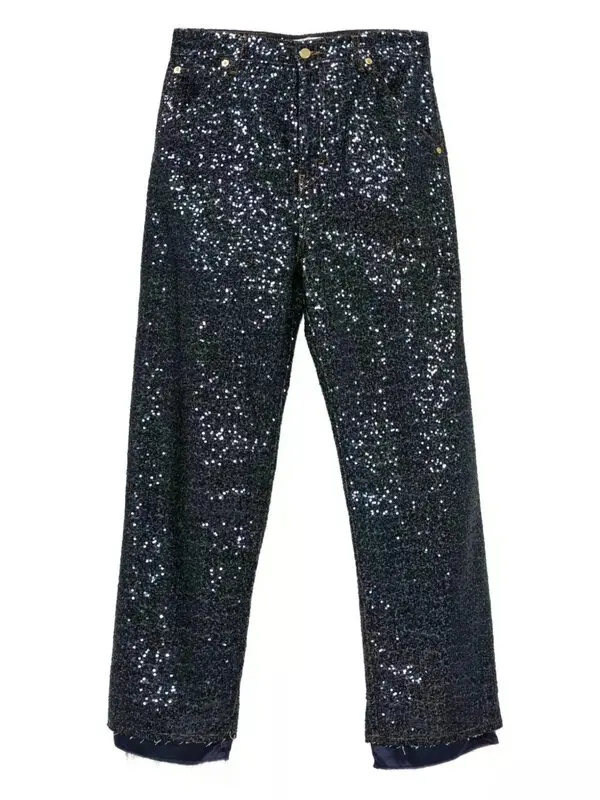 DARKPARK Sequin-embellished Straight Leg Jeans
