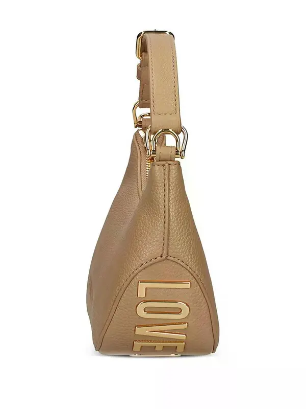 Moschino Logo-detail Shoulder Bag - Brown