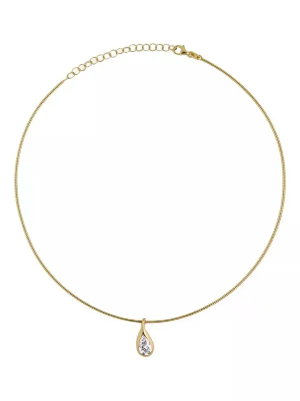 JEWELS AFICIONADO 14k Yellow Lab-grown Diamond Pendant Necklace - Gold