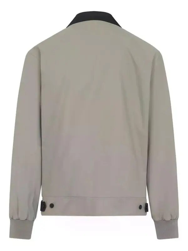 Givenchy Contrast-collar Bomber Jacket - Grey