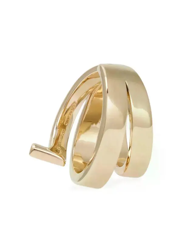FERRAGAMO Gancio Triple-wrap Ring - Gold