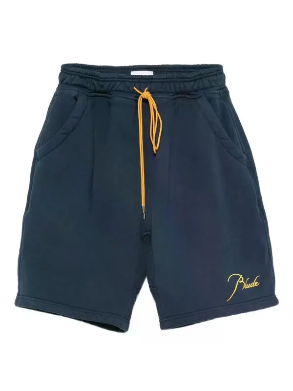 Rhude Drawstring Pocket Shorts - Blue