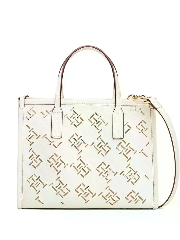 Tommy Hilfiger Cut-out Pattern Tote Bag - Neutrals
