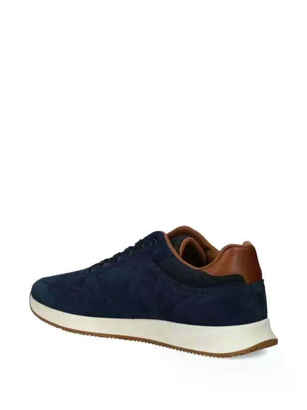 Tommy Hilfiger Suede-leather Sneakers - Blue