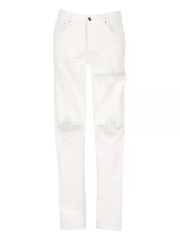 Amiri Distressed Straight Leg Jeans