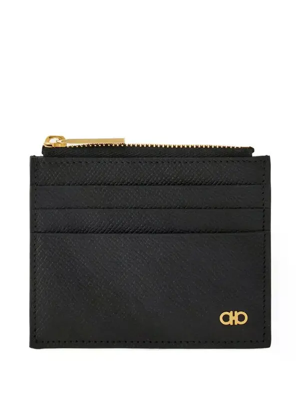 FERRAGAMO Gancini Cardholder - Black