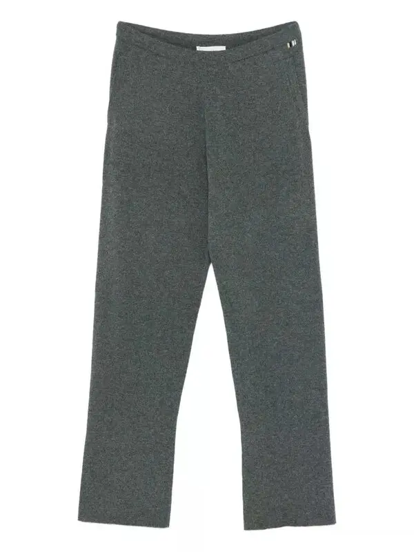 Extreme Cashmere Embroidered-logo Knitted Trousers