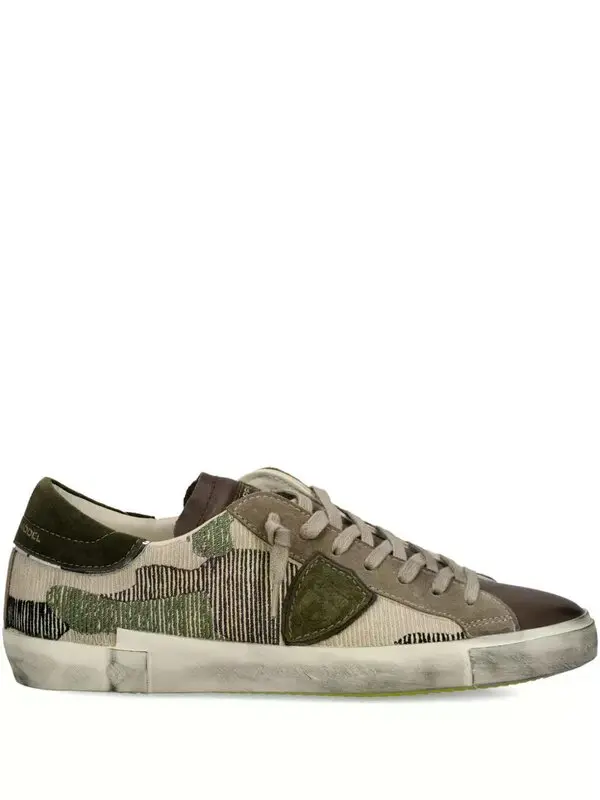 Philippe Model Camouflage Low-top Sneakers - Brown