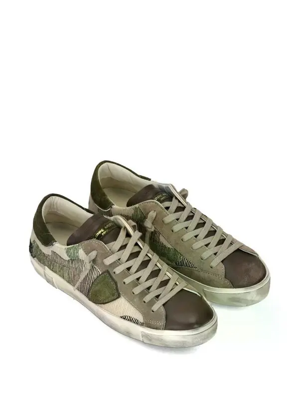 Philippe Model Camouflage Low-top Sneakers - Brown