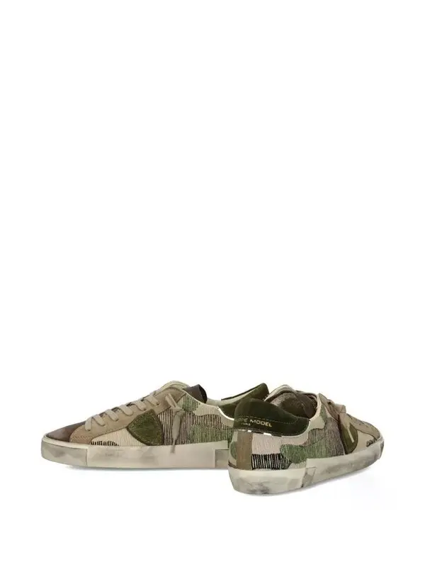 Philippe Model Camouflage Low-top Sneakers - Brown