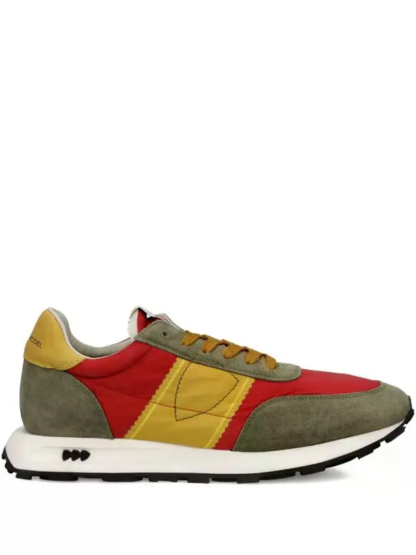 Philippe Model Tour Color-blocked Sneakers - Red