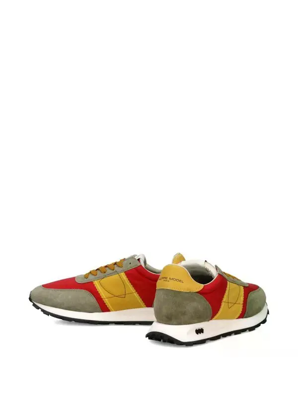 Philippe Model Tour Color-blocked Sneakers - Red