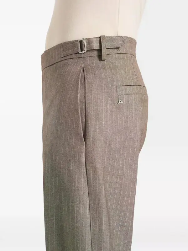 Manière De Voir Maniera De Voir Joseph Pinstripe Tailored Trousers - Neutrals