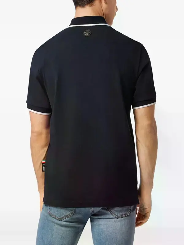 Philipp Plein Teddy Bear-embroidered Polo Shirt