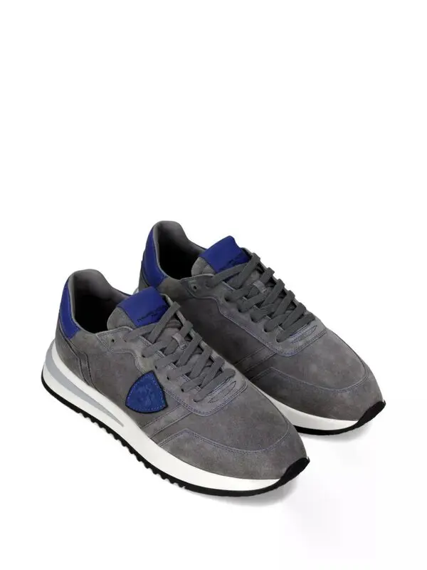 Philippe Model Suede Panelled Sneakers - Grey