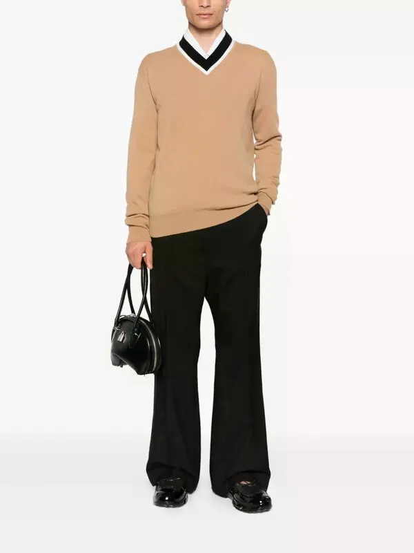 Marni V-neck Wool Sweater