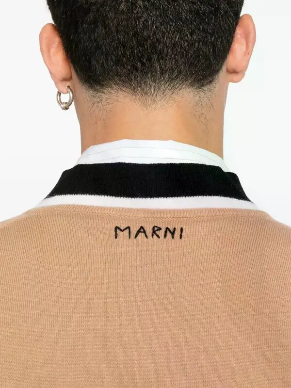 Marni V-neck Wool Sweater