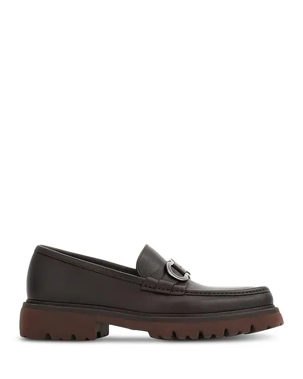 FERRAGAMO Cocoonvit Saddle Slip On Loafers - T.moro