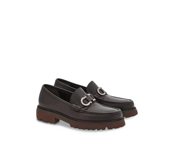 FERRAGAMO Cocoonvit Saddle Slip On Loafers - T.moro