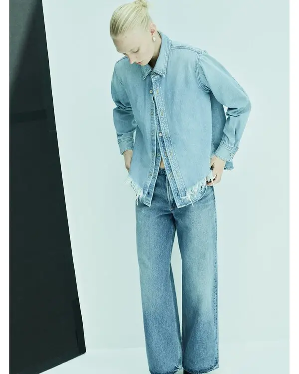 AGOLDE Keira Low Rise Baggy Jeans - Downtown