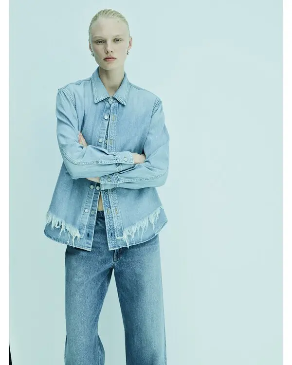 AGOLDE Keira Low Rise Baggy Jeans - Downtown