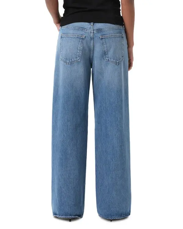 AGOLDE Keira Low Rise Baggy Jeans - Downtown