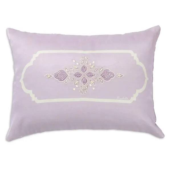 VVYOM Embroidered Accent Cushion, 13 X 20 - Amethyst