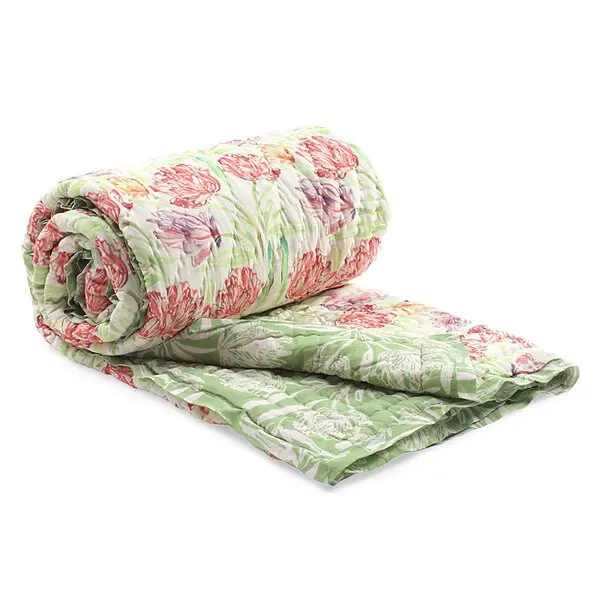 VVYOM Handcrafted Cotton Quilt, King - Botanica