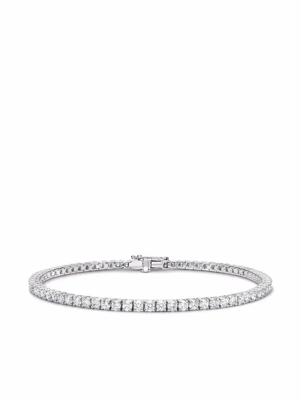 PRAGNELL 18kt White Gold 2.96ct Diamond Bracelet - Silver