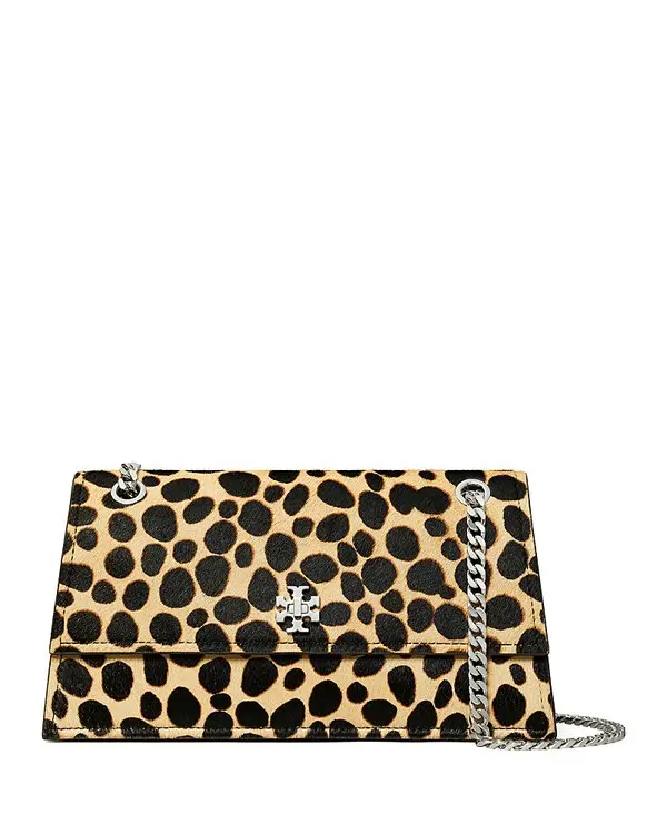 Tory Burch Kira Turnlock Calf Hair Shoulder Bag - Trench